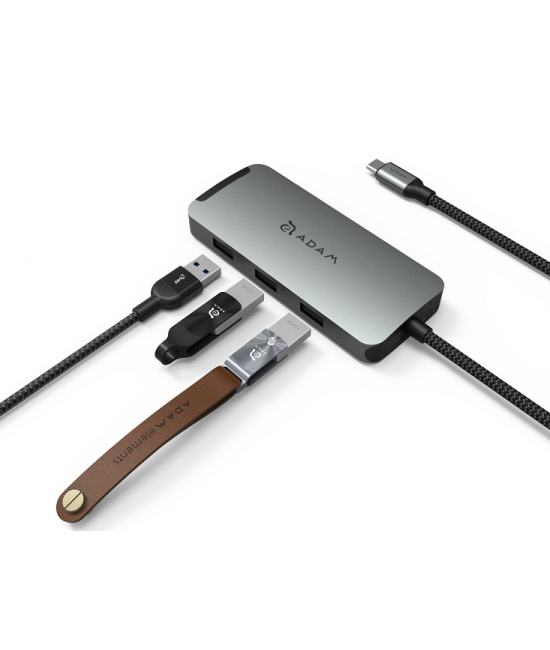 Adam Elements CASA Hub A08 USB C 8 in 1 Multi-Function Hub